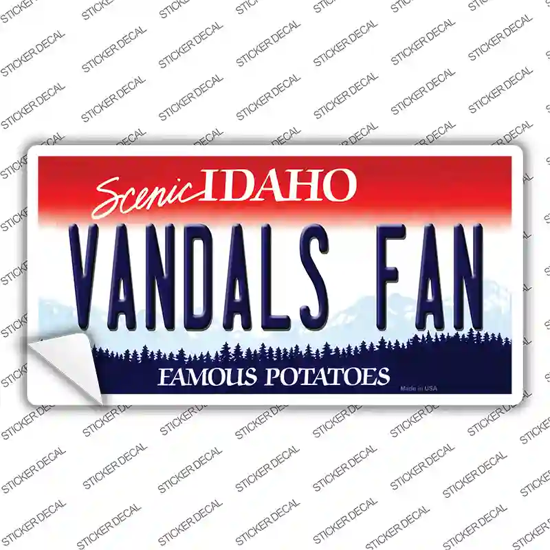 Vandals Fan Novelty Sticker Decal | Smart Blonde
