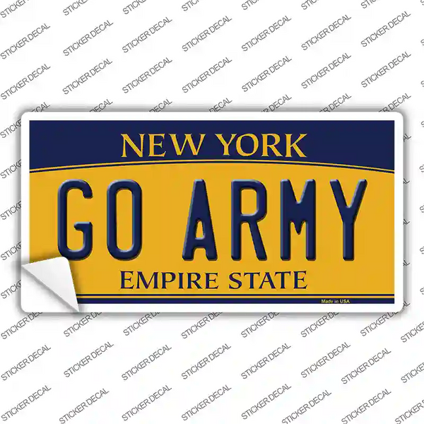 Go Army NY Novelty Sticker Decal | Smart Blonde