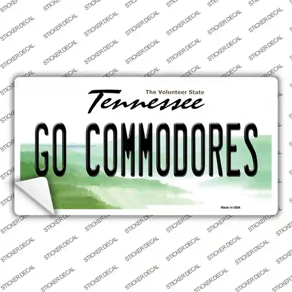 Go Commodores TN Novelty Sticker Decal | Smart Blonde