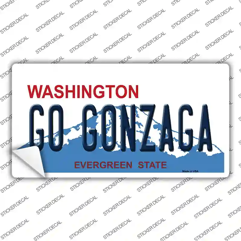 Go Gonzaga WA Novelty Sticker Decal | Smart Blonde
