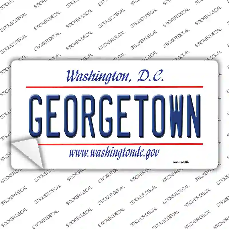 Georgetown Novelty Sticker Decal | Smart Blonde