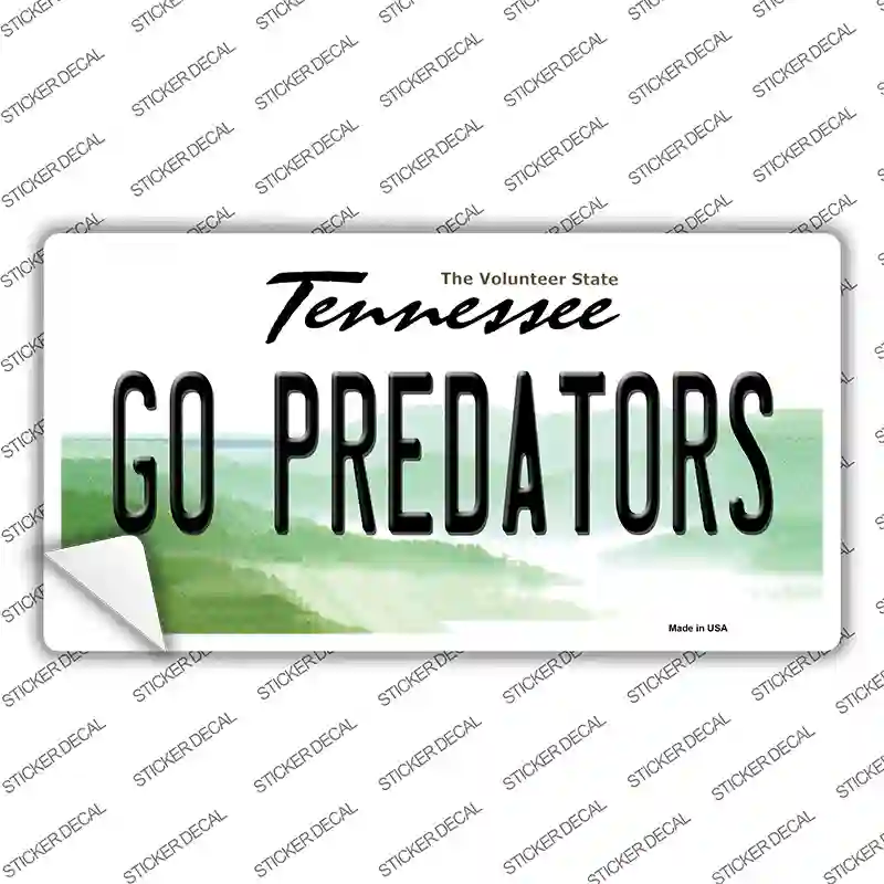 Go Predators Novelty Sticker Decal | Smart Blonde