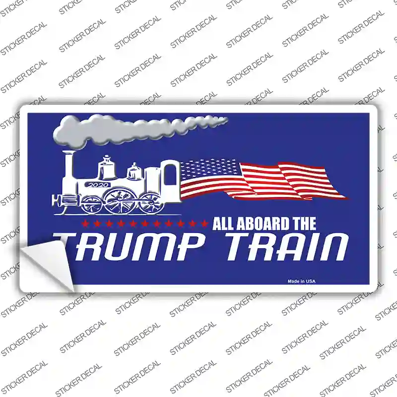 Trump Train Novelty Sticker Decal – A Smart Blonde