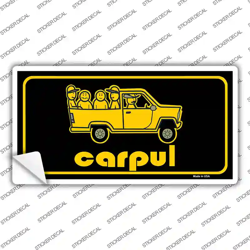 Carpul Novelty Sticker Decal | Smart Blonde