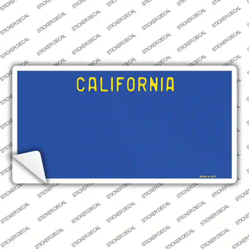 California Blue State Novelty Sticker Decal | Smart Blonde