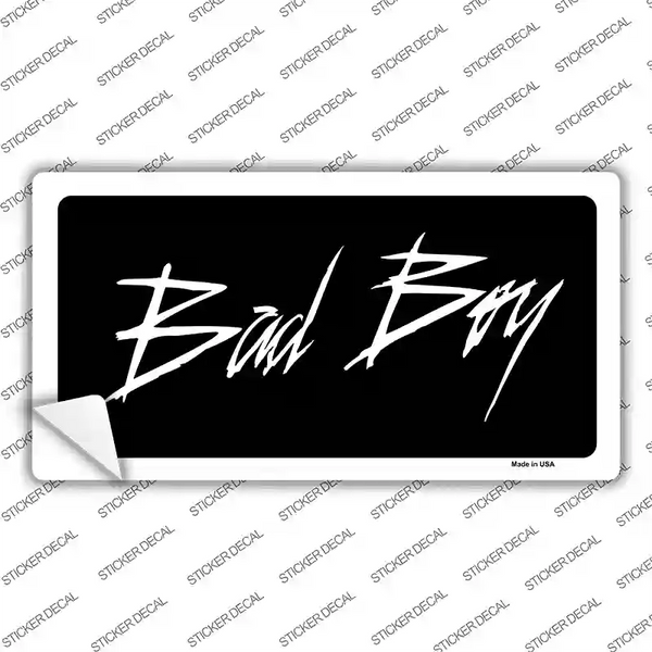 Bad Boy Black Novelty Sticker Decal | Smart Blonde