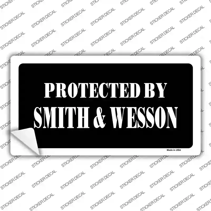 Smith And Wesson Novelty Sticker Decal | Smart Blonde