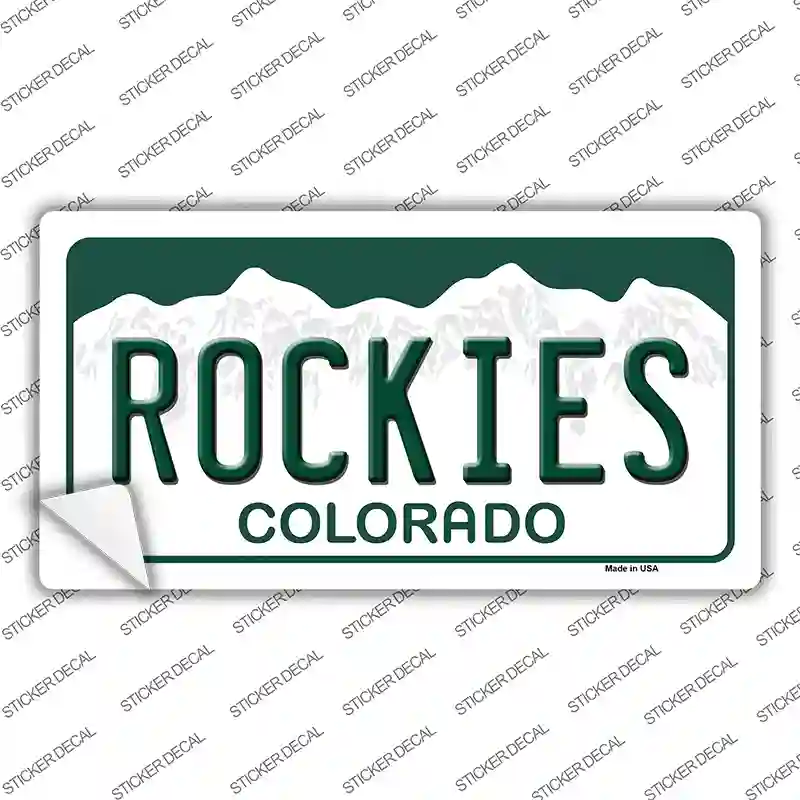 Rockies Colorado State Novelty Sticker Decal | Smart Blonde