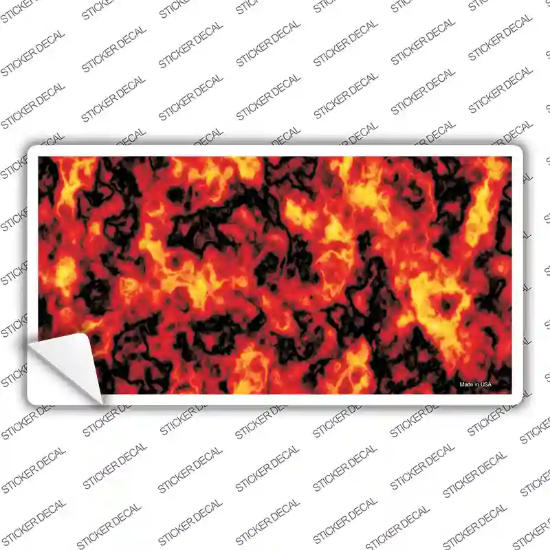 Fire Explosion Novelty Sticker Decal – A Smart Blonde