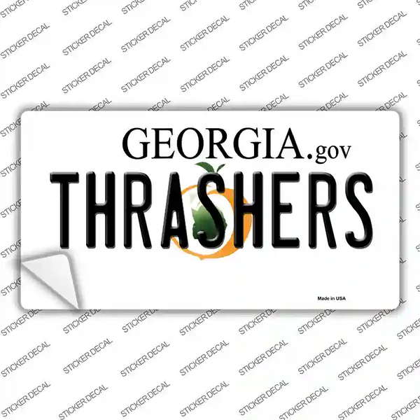 Thrashers Georgia State Novelty Sticker Decal | Smart Blonde