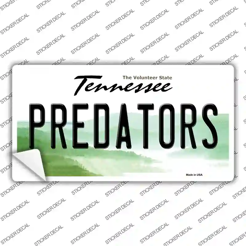 Predators Tennessee State Novelty Sticker Decal – A Smart Blonde