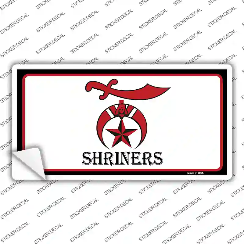 Shriners Logo Novelty Sticker Decal | Smart Blonde