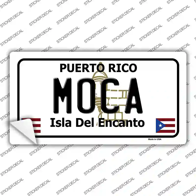Moca Puerto Rico Novelty Sticker Decal | Smart Blonde