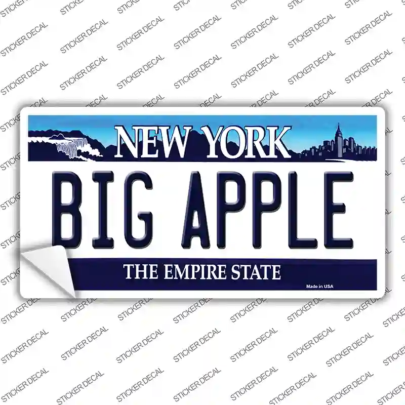 Big Apple New York Background Novelty Sticker Decal | Smart Blonde