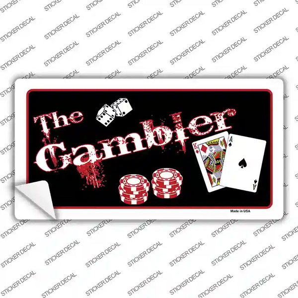 Gambler Novelty Sticker Decal | Smart Blonde