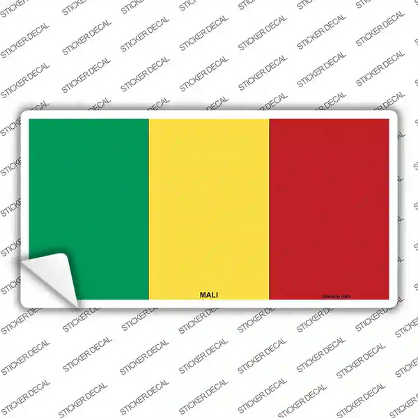 Mali Flag Novelty Sticker Decal | Smart Blonde