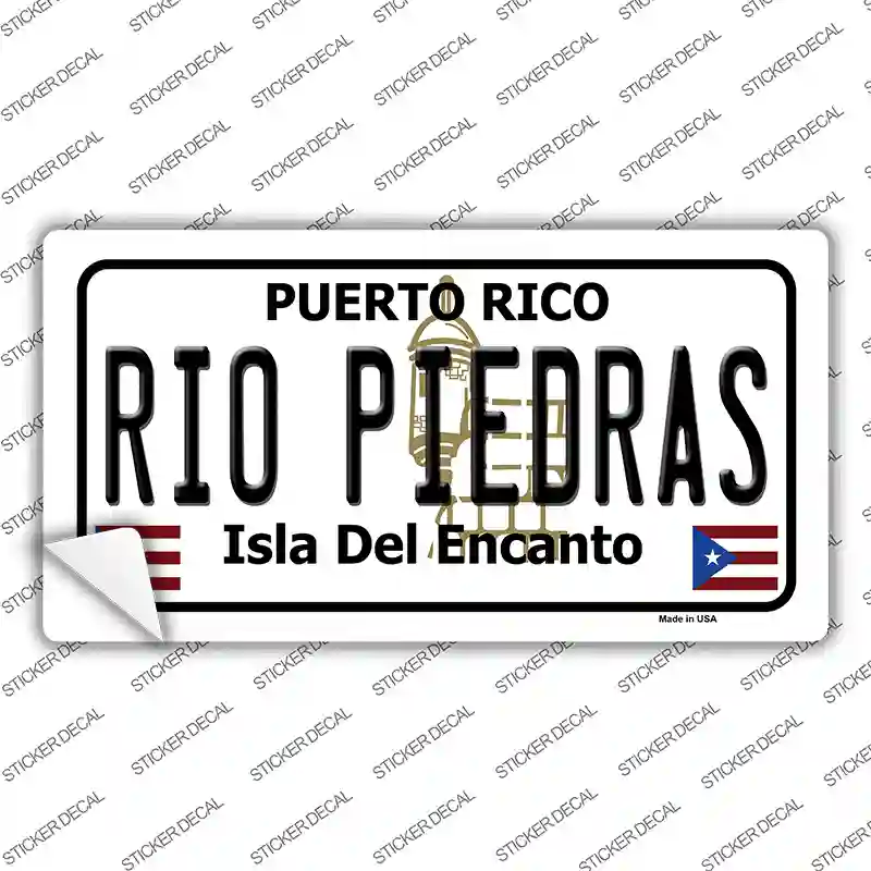Rio Piedra Puerto Rico Novelty Sticker Decal | Smart Blonde