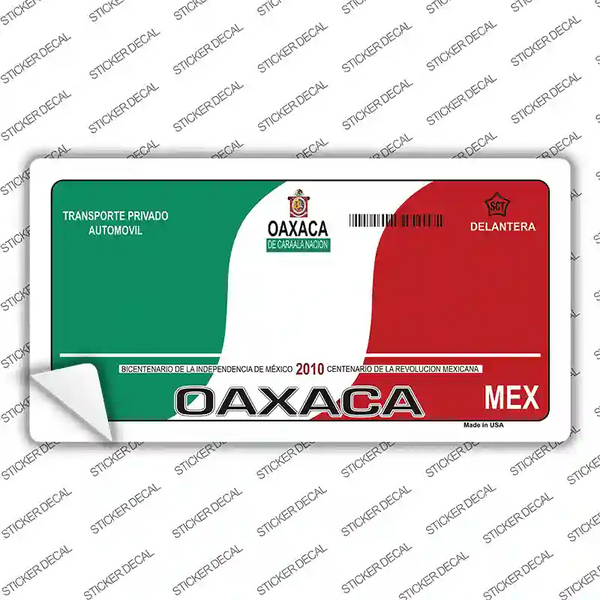 Oaxaca Mexico Novelty Sticker Decal | Smart Blonde