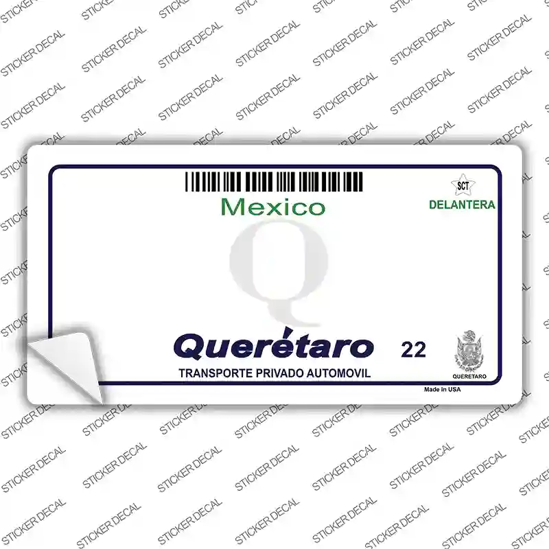 Queretaro Mexico Novelty Sticker Decal | Smart Blonde