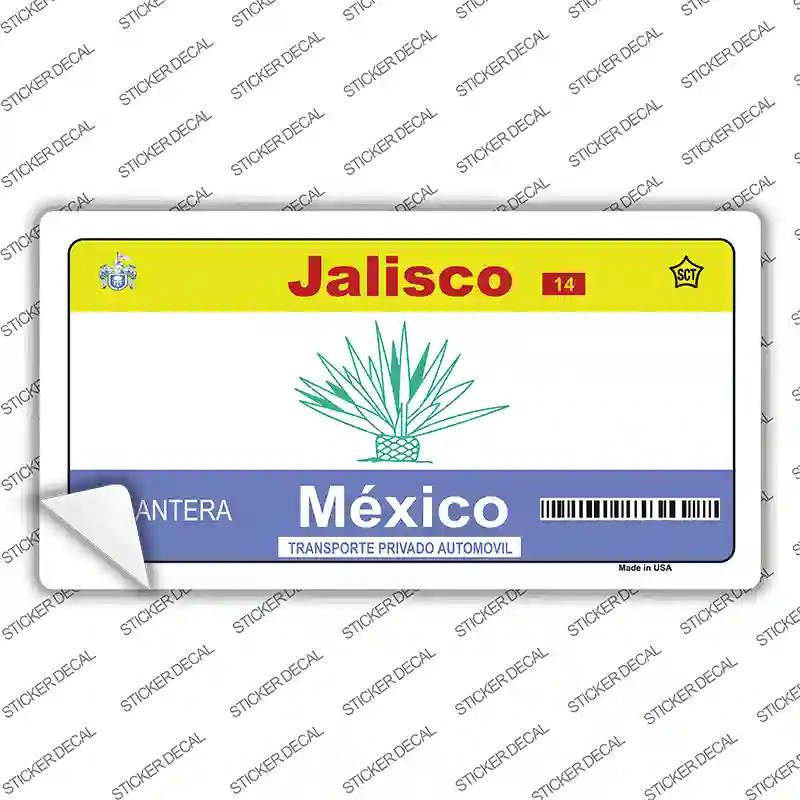 Jalisco Mexico Novelty Sticker Decal | Smart Blonde
