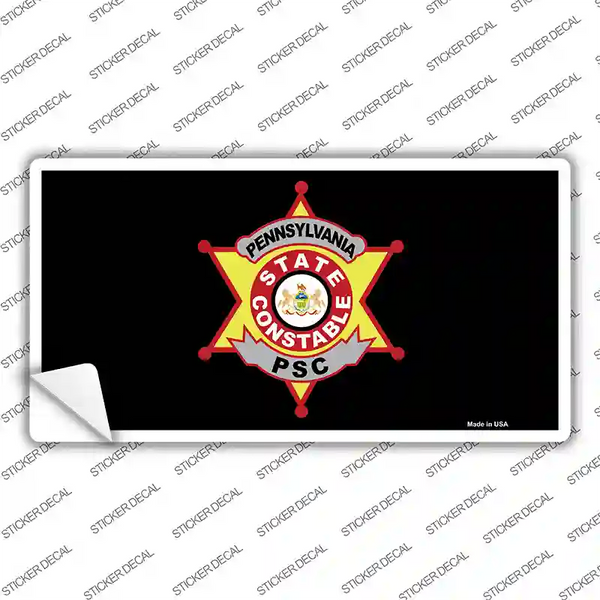 PA Constable Star Novelty Sticker Decal | Smart Blonde
