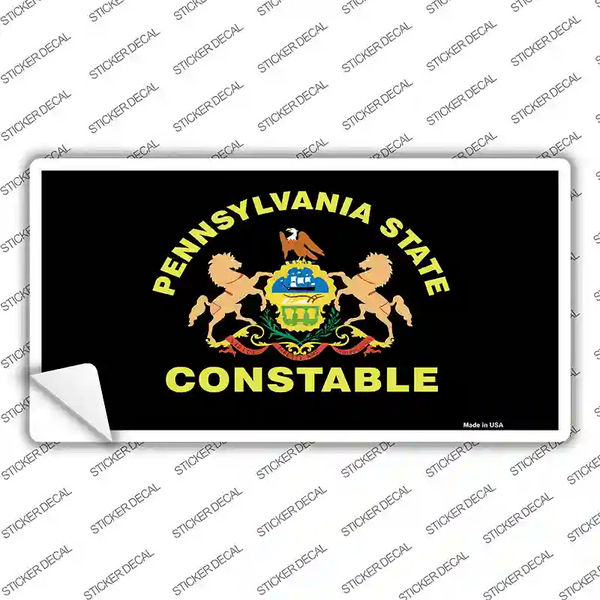 PA Constable Star Seal Novelty Sticker Decal | Smart Blonde