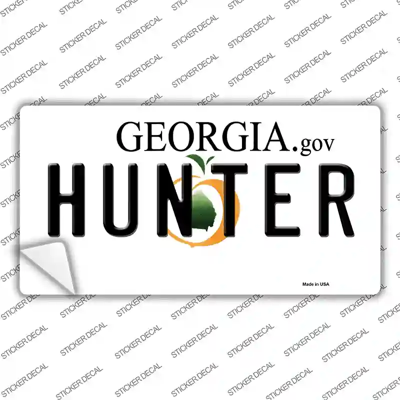 Hunter Georgia Novelty Sticker Decal | Smart Blonde