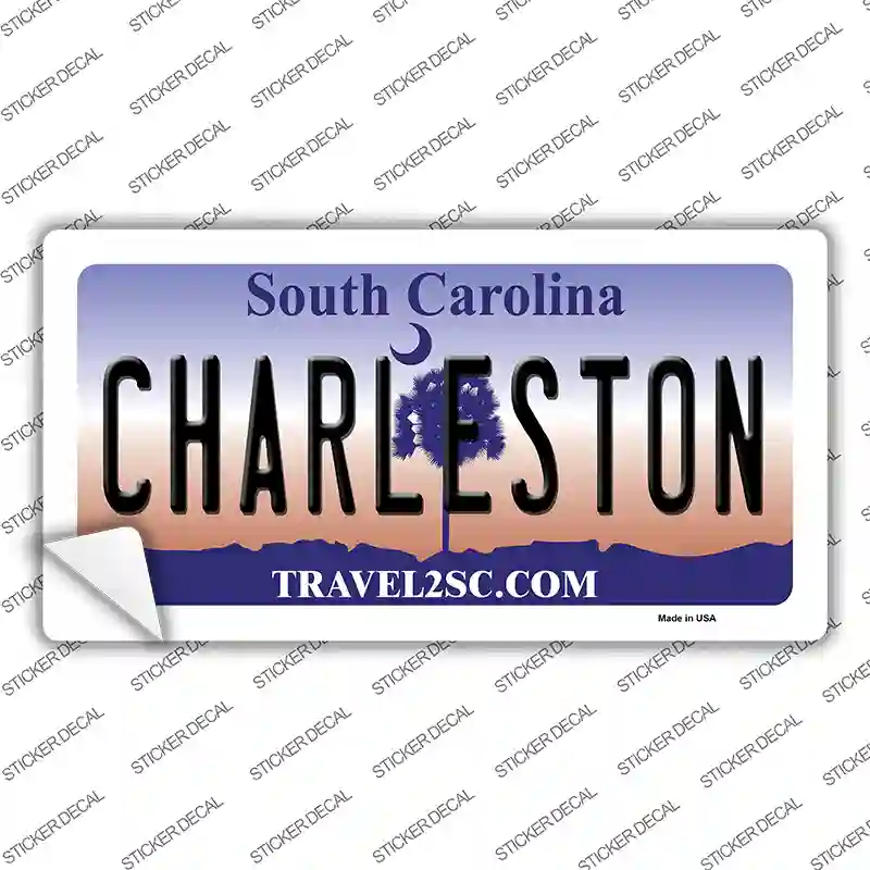 Charleston South Carolina Novelty Sticker Decal | Smart Blonde