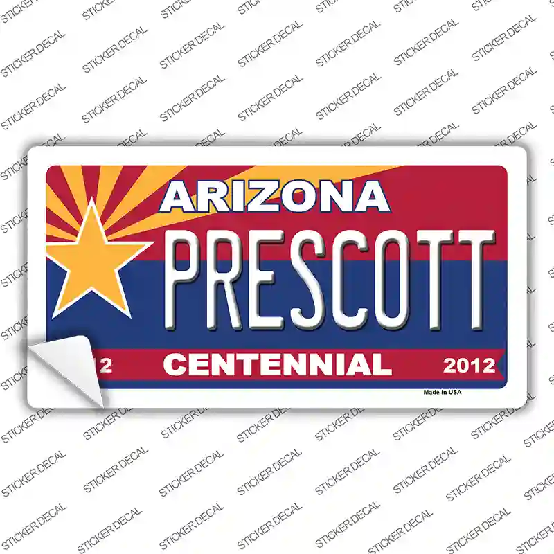 Arizona Centennial Prescott Novelty Sticker Decal | Smart Blonde