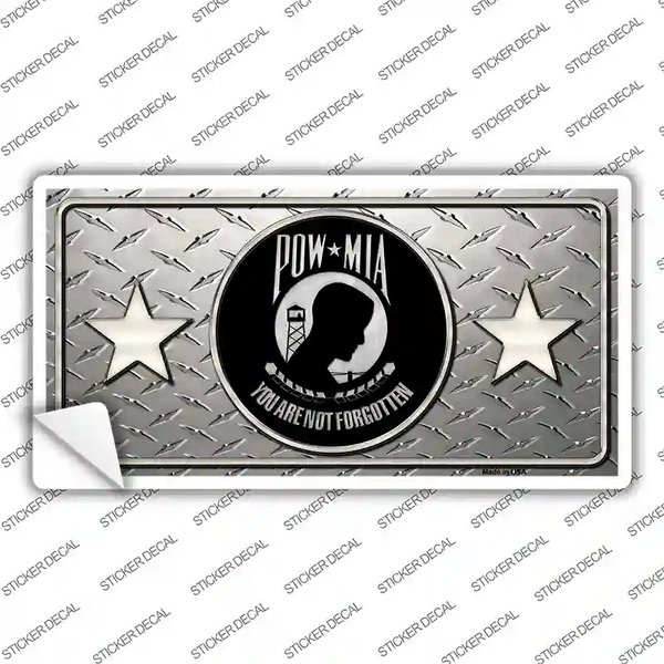 POW MIA Diamond Novelty Sticker Decal | Smart Blonde