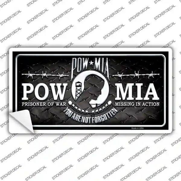 POW MIA Novelty Sticker Decal | Smart Blonde