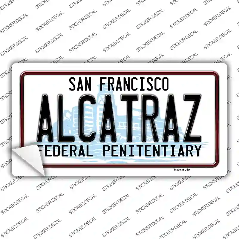 Alcatraz Novelty Sticker Decal | Smart Blonde