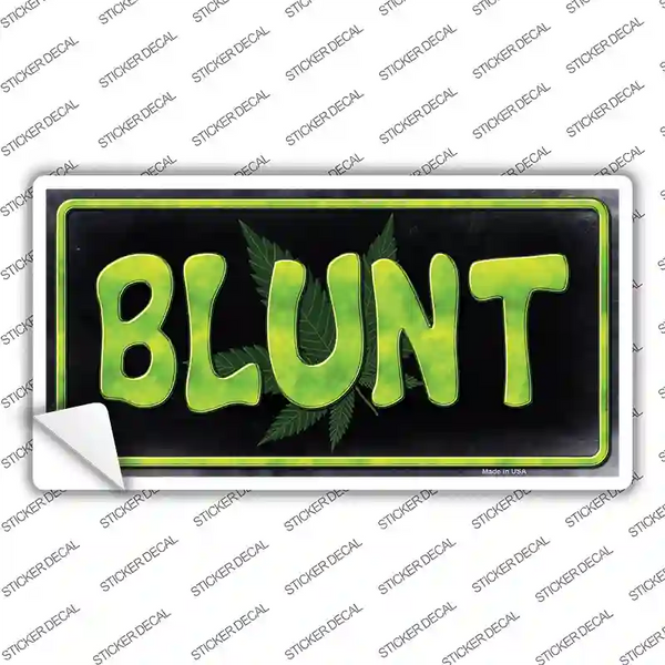 Blunt Novelty Sticker Decal | Smart Blonde