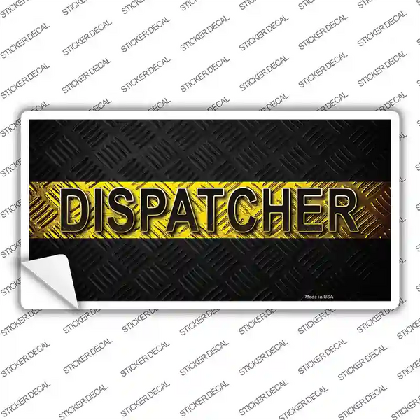 Dispatcher Novelty Sticker Decal | Smart Blonde