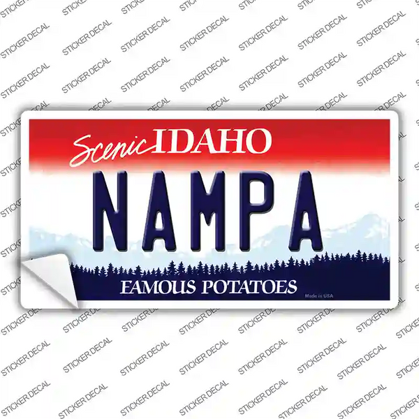 Nampa Idaho Novelty Sticker Decal | Smart Blonde