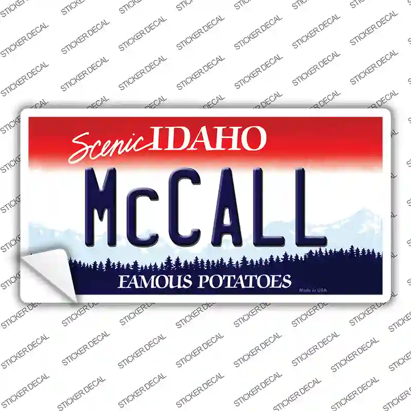 McCall Idaho Novelty Sticker Decal | Smart Blonde