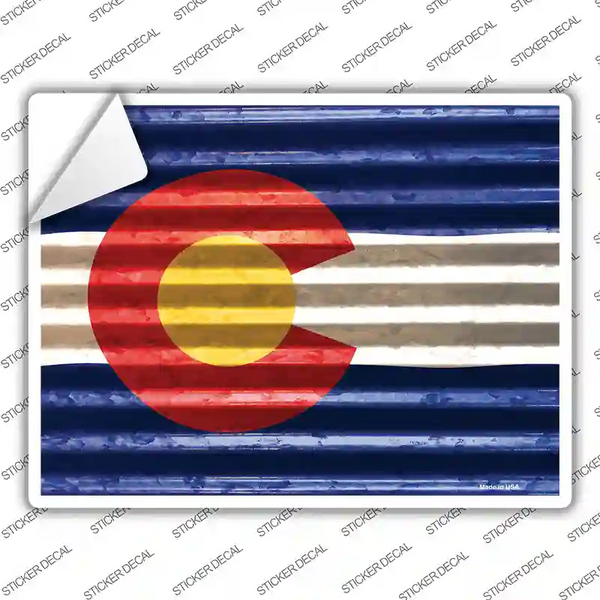 Find your Colorado Flag Rectangle Sticker | Smart Blonde