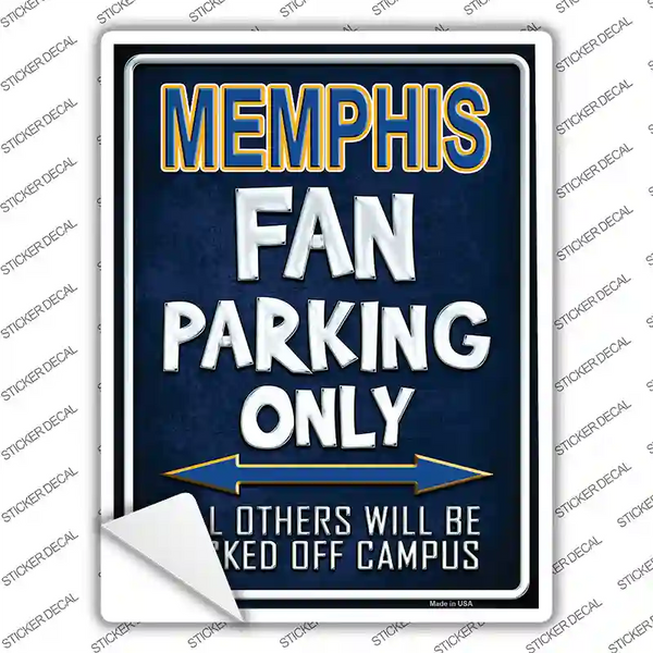 Memphis Novelty Rectangle Sticker Decal | Smart Blonde