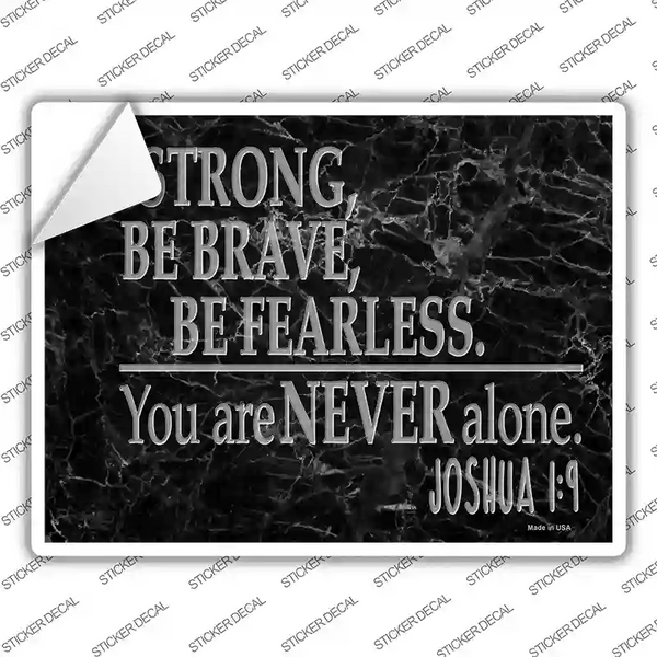 You Are Never Alone Bible verse Novelty Rectangle Sticker Decal | Smart ...