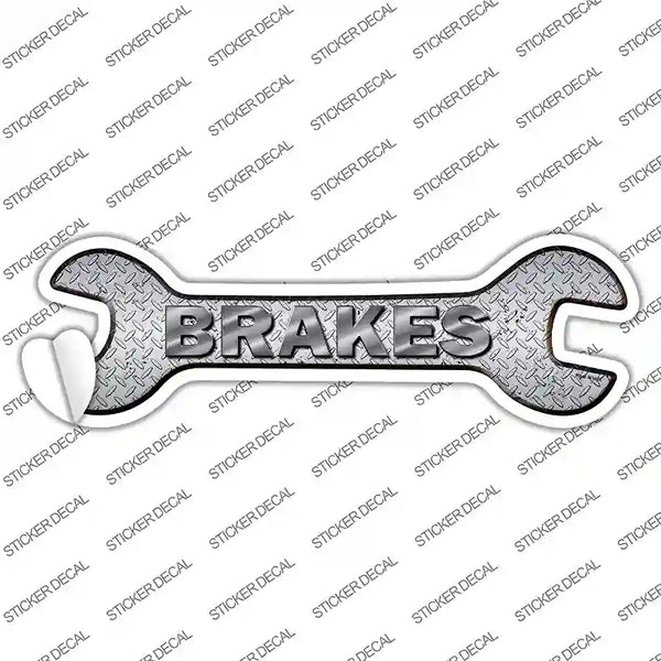 Brakes Novelty Wrench Sticker Decal | Smart Blonde