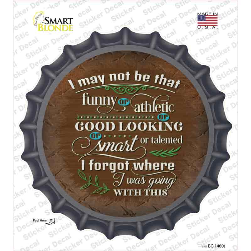 I Can Fix a drink Novelty Bottle Cap Sticker Decal – A Smart Blonde