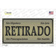 Retirado Novelty Sticker Decal | Smart Blonde